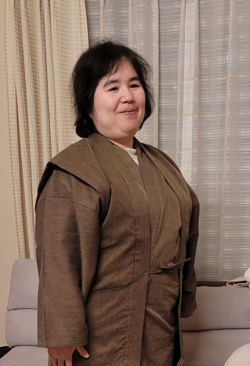 1055 Small Pattern Dobby Sashiko-ori Samue – wasuianjapan