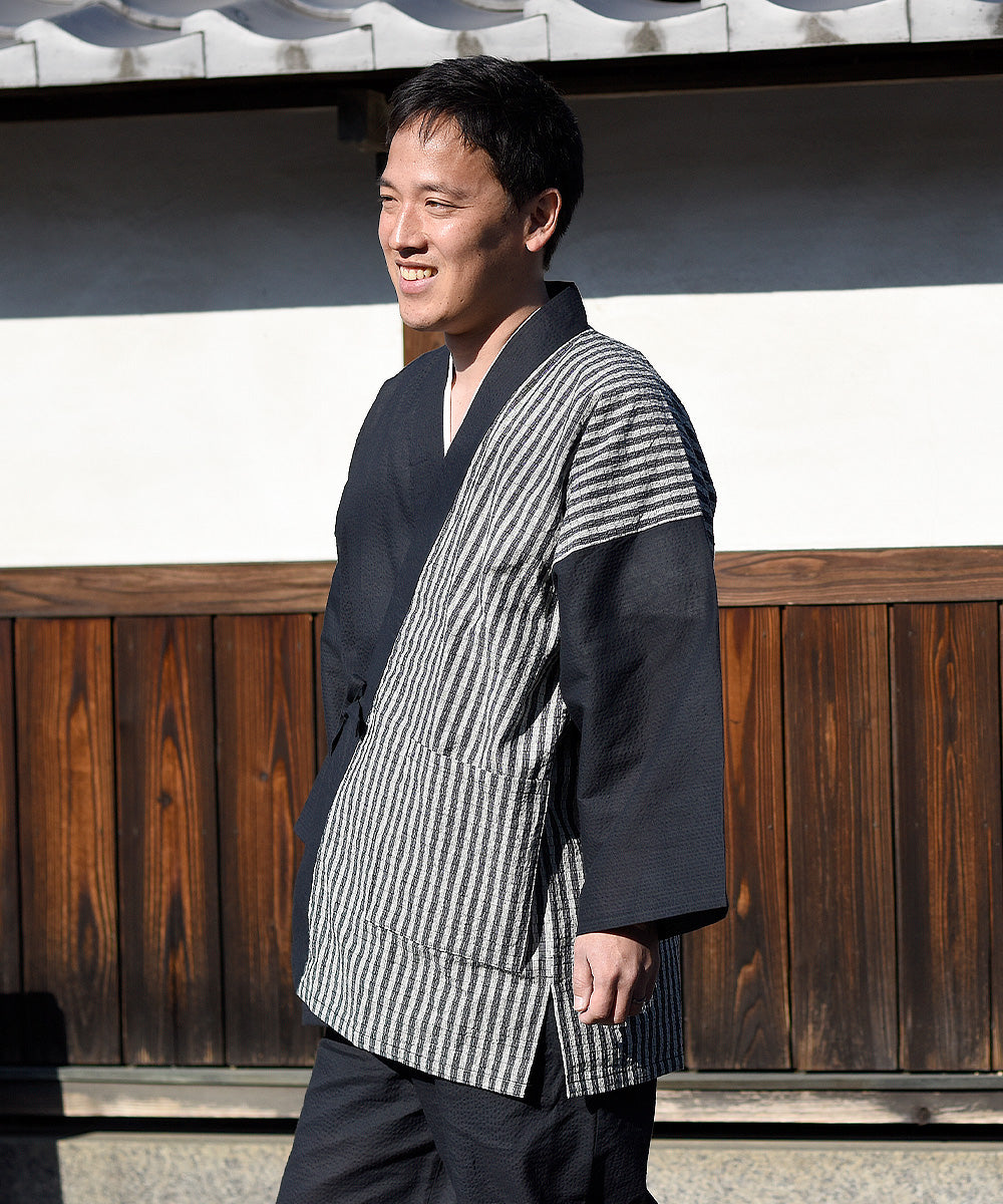 Cotton-Shijira Design Samue – Breathable Summer Japanese Samue in ...