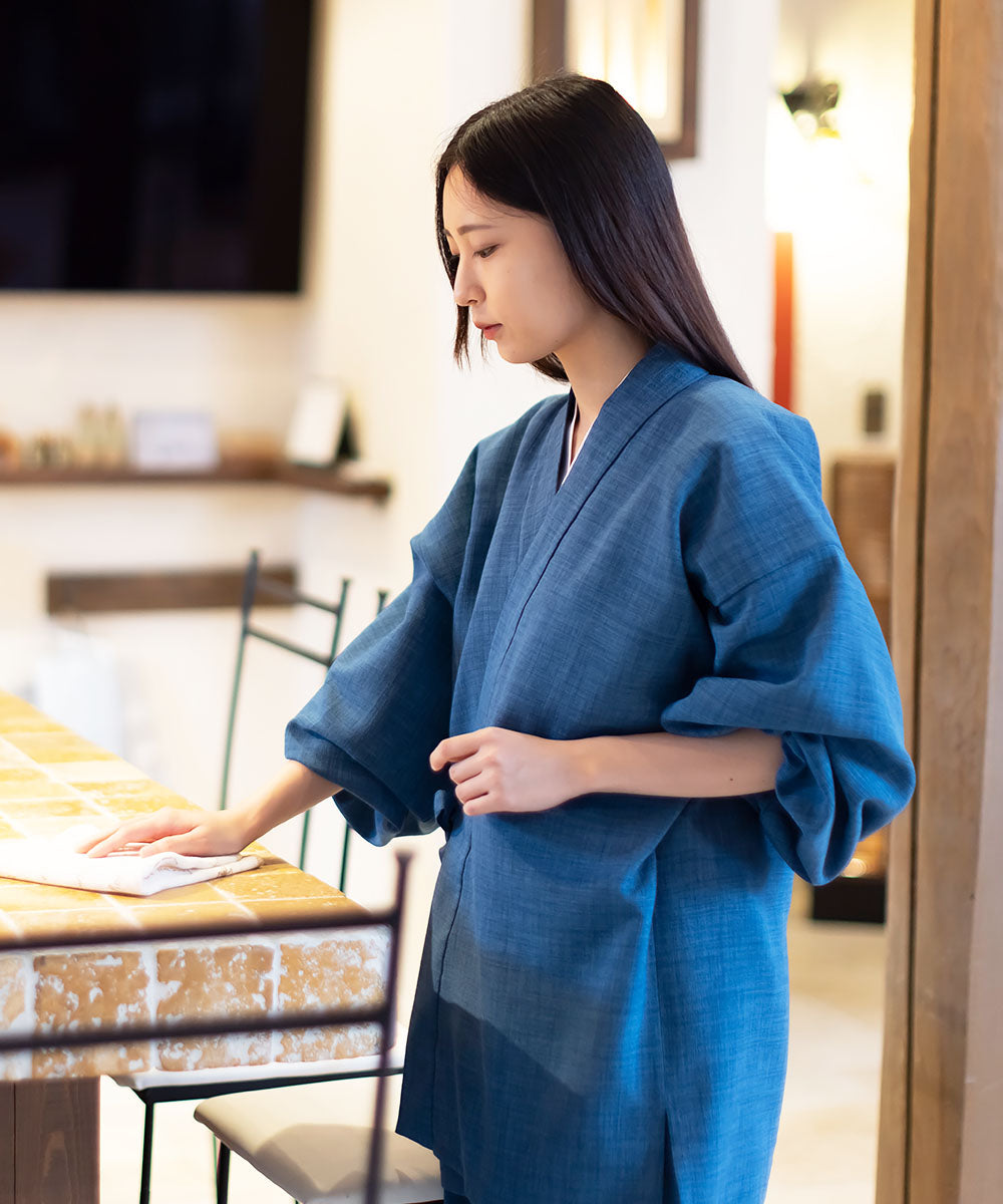 Women's Linen-like Samue [HIJIRI] – Women's Breathable Summer Japanese ...