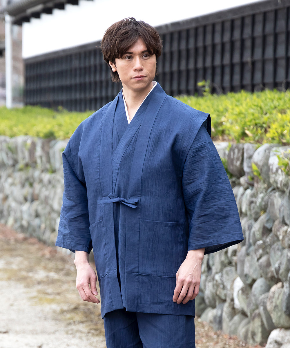 3603 Omi Chijimi Hon'asa (Pure Ramie) Haori / 100% Ramie – wasuianjapan