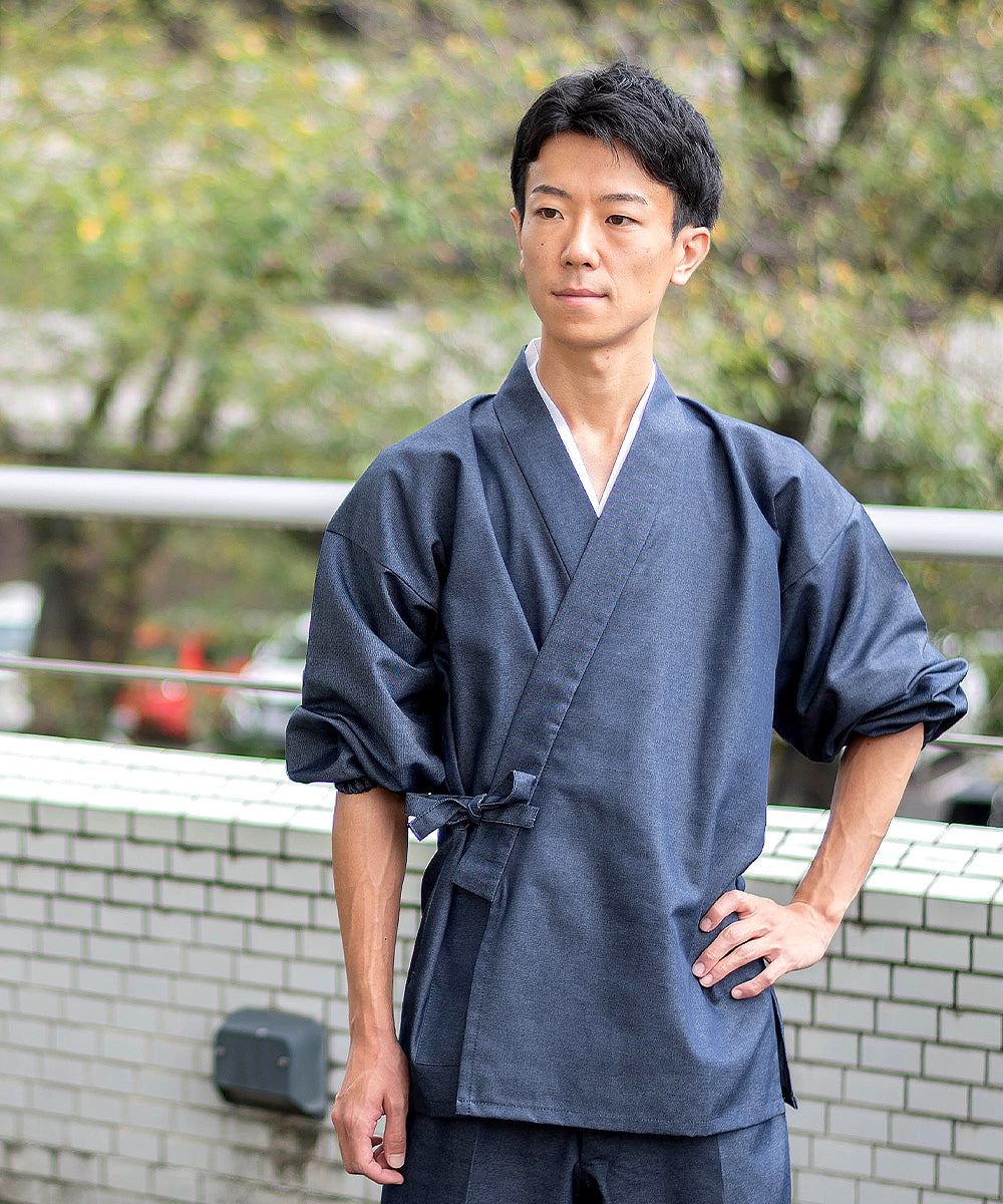 CLEANSE T/C Denim Samue – Premium Japanese Samue in Polyester, Made in ...