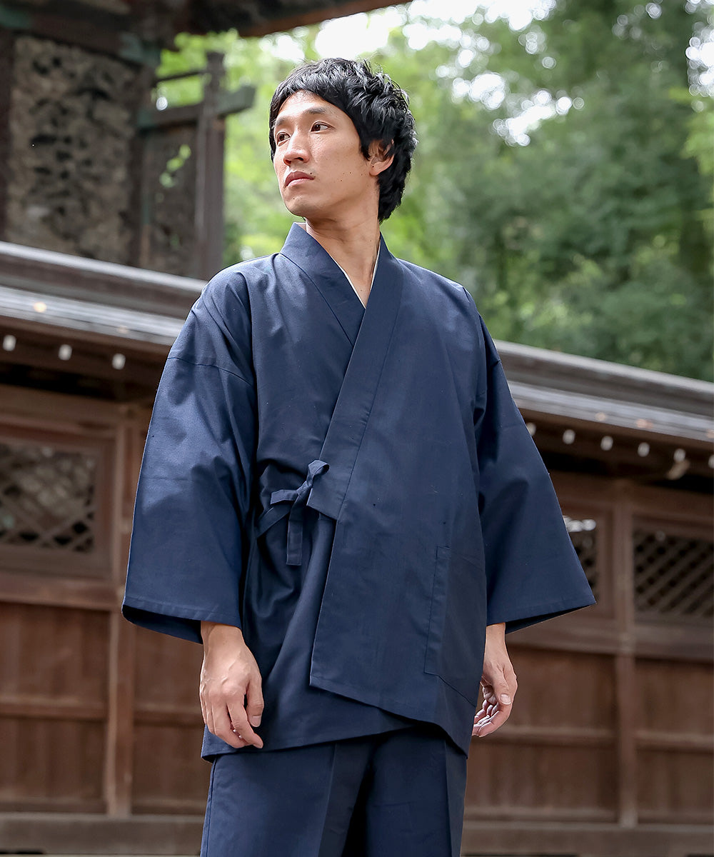 8001 Shoken (Pure Silk) Tsumugi Samue / 100% Silk – wasuianjapan